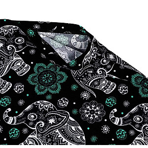 XNN Nursing Cover for Baby Breastfeeding - Car Seat Canopy,Shopping Cart, High Chair, Stroller - All-in-1 Soft Breathable Stretchy 95% Cotton Infinity Nursing Cover Up for Girls, Boys (Elephant)