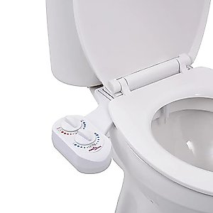 CUMYZO Bidet Toilet Seat Attachment Hot Cold Water Single Nozzle Hardware,Plumbing,Plumbing Fixture Hardware & Parts,Toilet & Bidet Accessories,Bidet Faucets & Sprayers