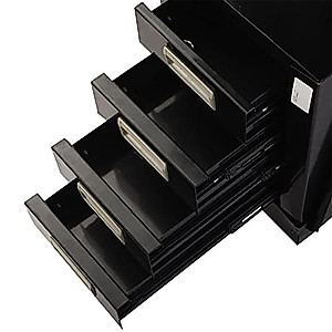 Welder Cart, Rolling Welding Cart with 2-Tier 4 Drawers Cabinet Wheels and Tank Storage for Welder and Plasma Cutter, 100 LB Capacity