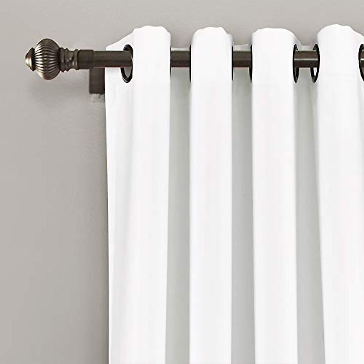 Lush Decor Clarissa Floral Room Darkening Window Curtain Panel Pair, 84" L x 52" W, Turquoise & Tangerine