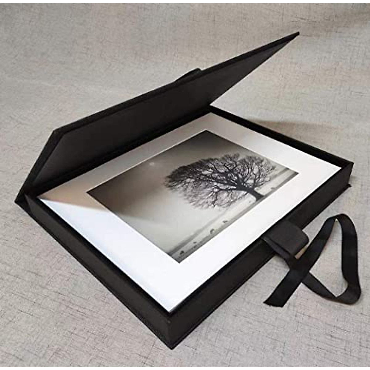 A PLUS MAX 8x10 White Picture Mat board with Core Bevel Cut Frame Mattes for 5x7 Pictures - Pack of 10