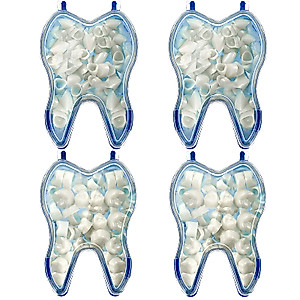 Nuanchu Halloween Resin Fake Teeth Prop Veneers False Mixed Front and Molar Posterior Teeth for Halloween Cosplay Party Makeup Scary Theme Party Costume Accessories