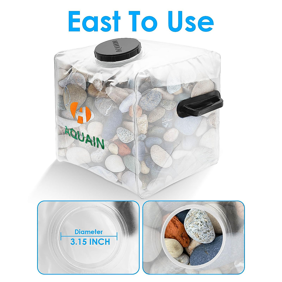 𝟐𝐏𝐜𝐬 𝐔𝐩𝐠𝐫𝐚𝐝𝐞𝐝 Pool Ladder Weights - Universal Pool Steps Weights for Above Ground Pools, Fillable Pool Weights for Ladders SandBags Container for Swimming Entry Systems