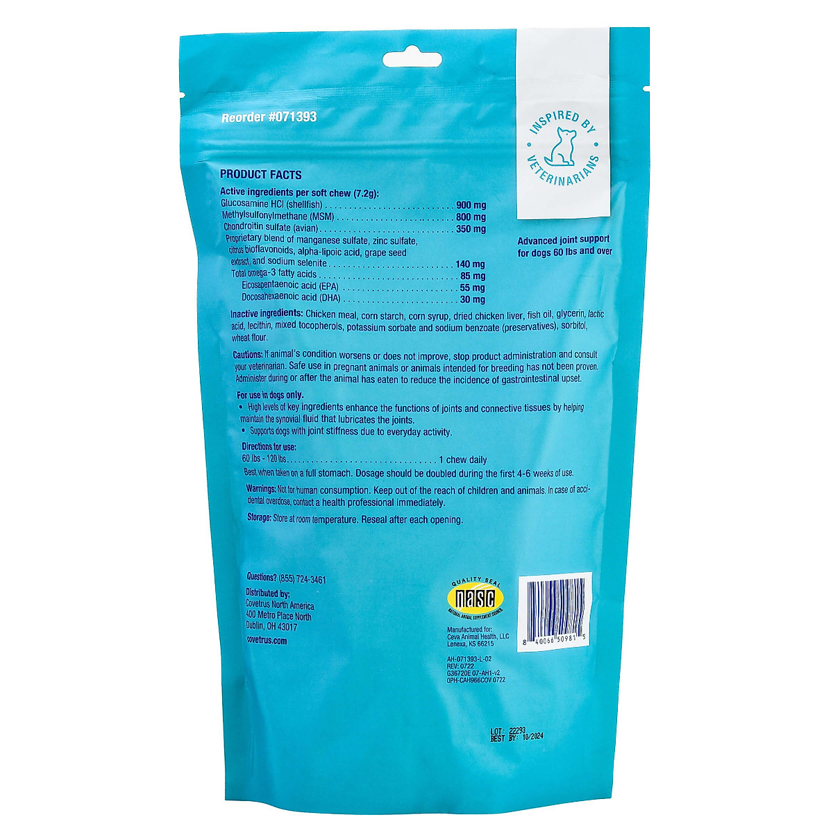 Joint Mobility Pro Soft Chews for Dogs, Over 60 lb, 120 ct