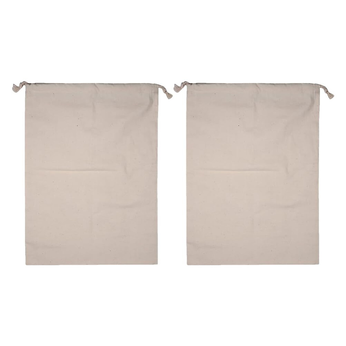 CHILDWEET 2Pcs Beige Drawstring Laundry for Home Use Heavy Duty Wash for Delicate Clothes for Washing and Organizing Laundry