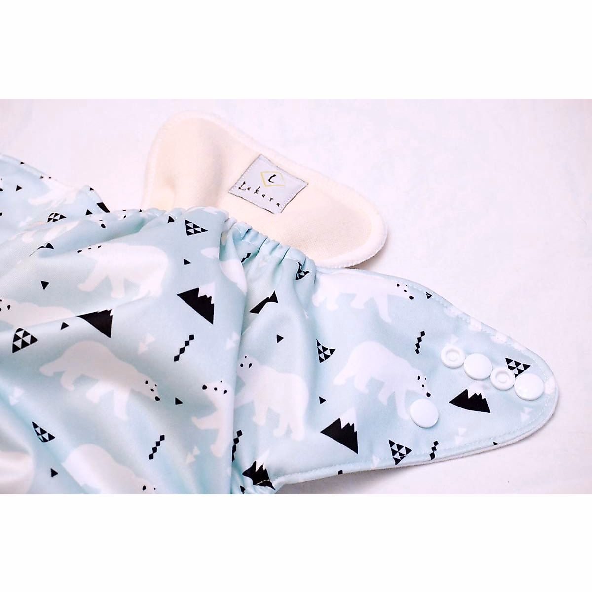 Lukara Hemp Cloth Diaper Inserts - Reusable Cloth Diaper Liners for Children, Hemp Diaper Inserts for All Needs, Fits All Diapers & Absorbent Hemp Inserts for Cloth Diapers, Reusable Diapers (5 Pack)