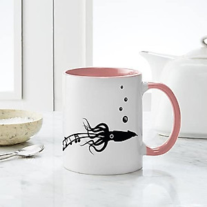 CafePress Musical Squid Mug Ceramic Coffee Mug, Tea Cup 11 oz