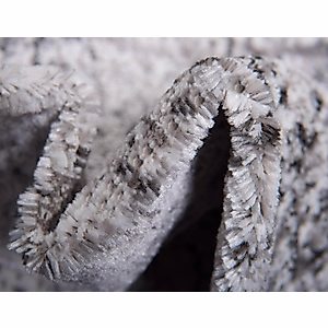 Unique Loom Sofia Collection Area Rug - Casino (7' 1" x 10' Rectangle, Gray/ Beige)