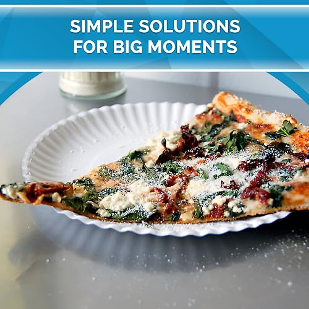 Perfectware - Kitchen essentials Paper Plate 6-300 6" Paper Plate, White (300 Count/pack)