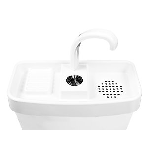 Sink Twice For Glacier Bay Two Piece Dual Flush Toilet Tank Comes w/Dual Flush Button
