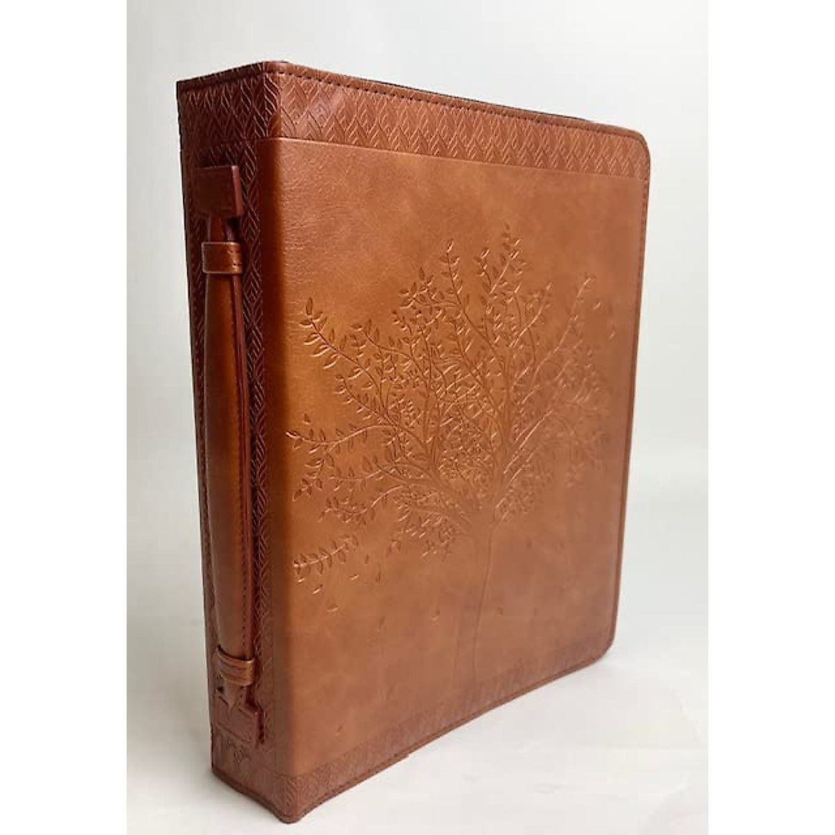 Embossed Spiritual Divine Tree of Life Holy Bible Book Cover (Large Size)