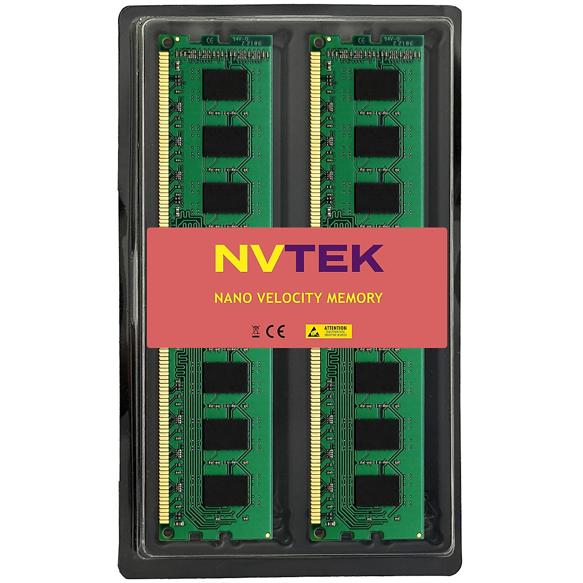 NVTEK 16GB (2X8GB) DDR3 1600MHZ PC3-12800 UDIMM 2Rx8 1.35V 240-PIN Non-ECC Unbuffered Desktop PC Computer Memory KIT