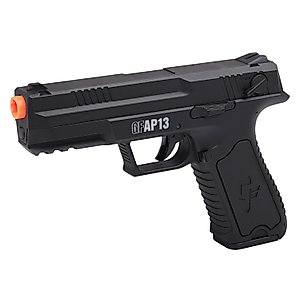 Game Face GFAP13 AEG Electric Full/Semi-Auto Airsoft Pistol Kit, Black