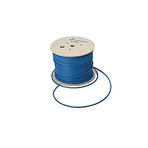 iTechCables, Cat6a Plenum 1000ft CMP Rated Pure Copper, 750Mhz, Solid Ethernet Cable, 23AWG, 10 Gigabit Ethernet Cable, Unshielded Twisted Pairs (6a UTP) (Blue)