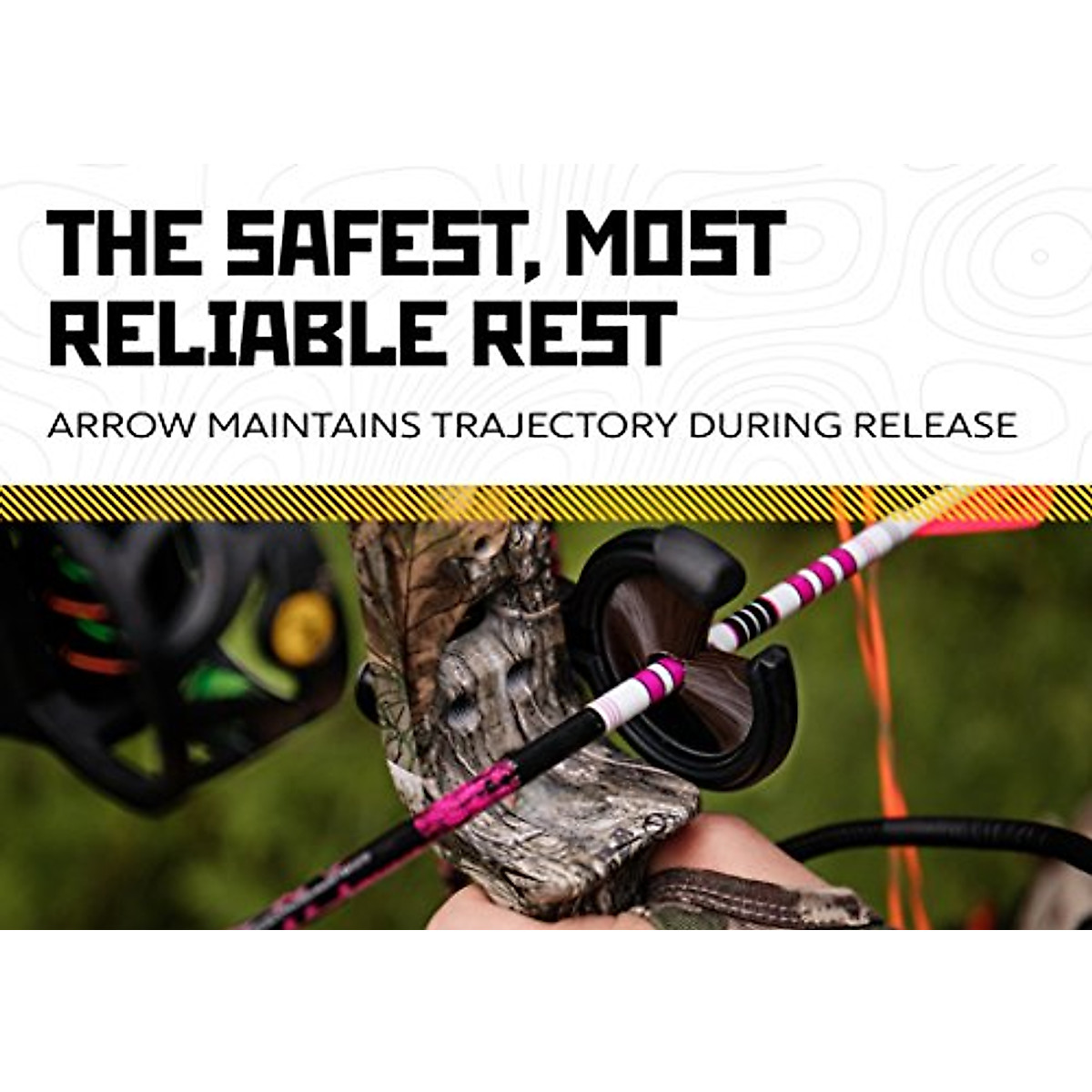 Trophy Ridge Kill Shot Whisker Biscuit Archery Arrow Rest, Ambidextrous, Brown, Medium