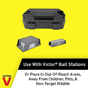 Victor M925 Ready-to-Use Rodent Poison Killer - Kills Rats, Mice, and Meadow Voles