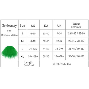 Christmas Tulle Tutu Skirt for Women for Cosplay Party Multi-Layer Frilly Green M