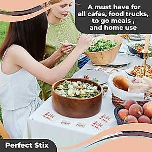 Perfect Stix - Salt and Pepper Packets-200 Salt and Pepper Packets Combo -100 of Each (200 Total Packets)