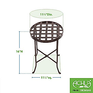 Achla Designs Flowers Plant Stand, 16 1/2-in H