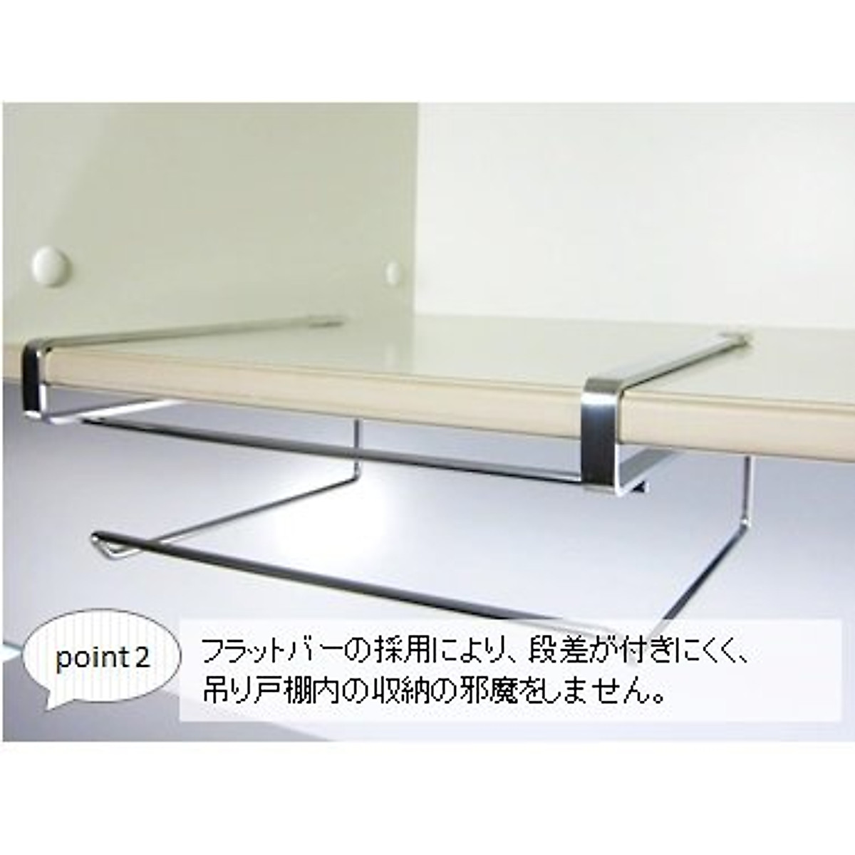 Hanging rack cutting board holder cutting board stand 18-8 stainless steel drilling unnecessary screwing unnecessary made in Japan by Earl S. hanger studio