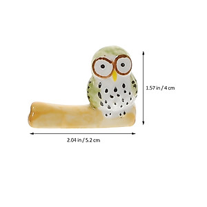 Zerodeko 5pcs Flatware Rest Dining Table Cutlery Rest Dog Chopstick Rack Porcelain Chopsticks Holder Chopstick Stand Silverware Spoons Table Chopsticks Holders Metal Ceramics Japanese-style