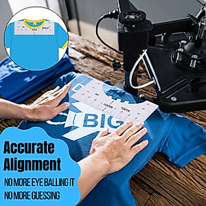 Mr. Pen- Tshirt Ruler, 4 pcs, Tshirt Alignment Tool, Shirt Ruler for Vinyl Alignment, Ruler for Children Youth Adult, Heat Press Accessories, Tshirt Ruler Guide, T Shirt Rulers to Center Designs