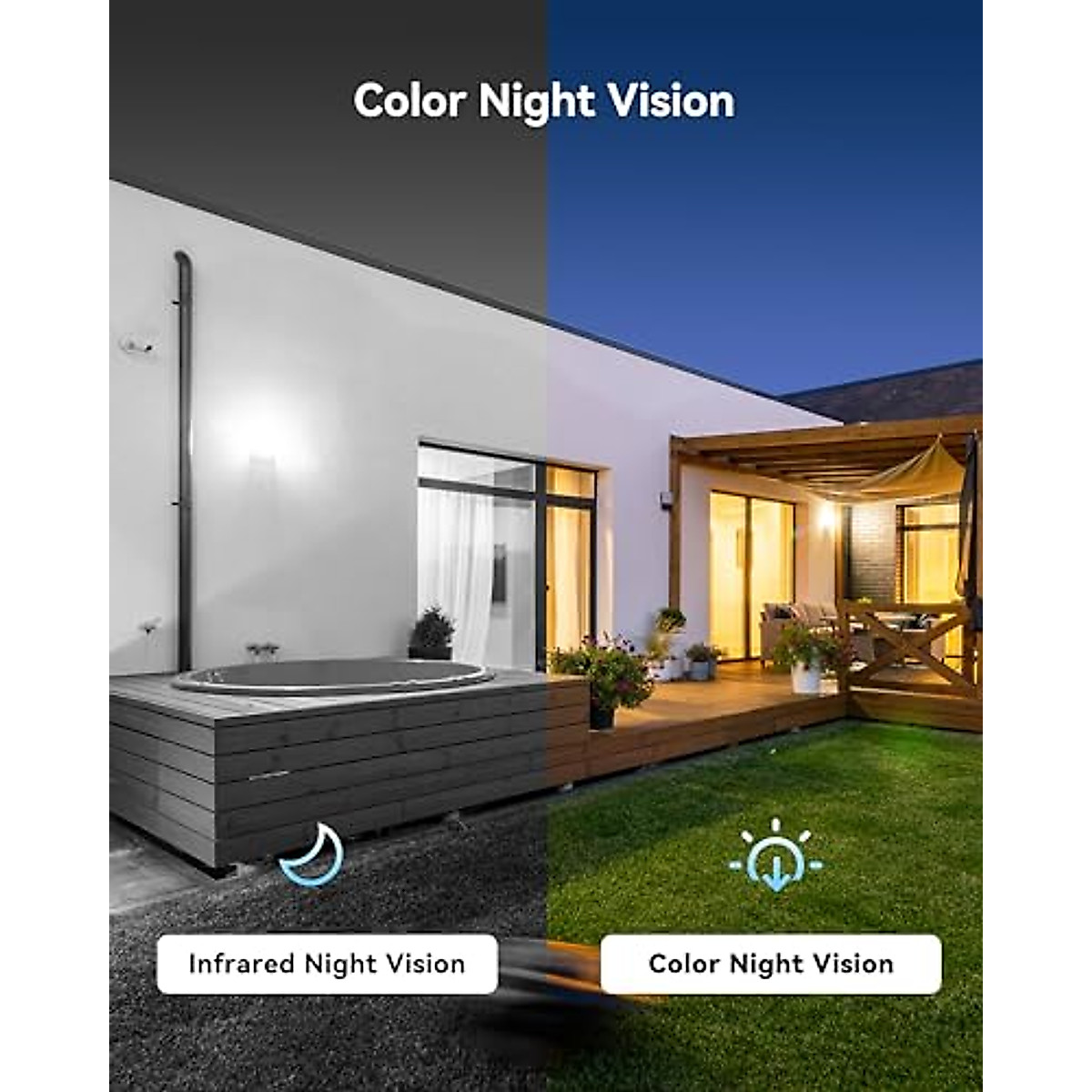 Swann Home DVR Security Cam System with 2TB HDD, 8 Channel 8 Cam, 4K UHD Video, Indoor Outdoor Wired Surveillance CCTV, Color Night Vision, Heat Motion Detection, LED Lights, Sirens, 856808