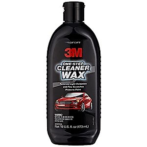 3M One Step Cleaner Wax, 39006, 16 oz , White