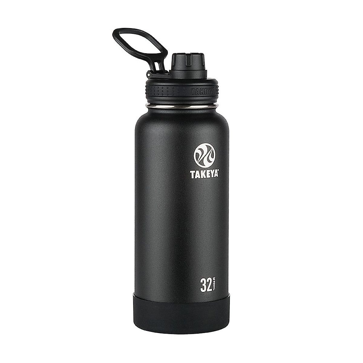 Takeya Actives Insulated Stainless Steel Water Bottles with Insulated Spout Lids, 32oz