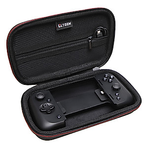 LTGEM EVA Hard Case Compatible with Razer Kishi V2 Mobile Gaming Controller / Kishi V2 Pro Mobile Gaming Controller (Black)