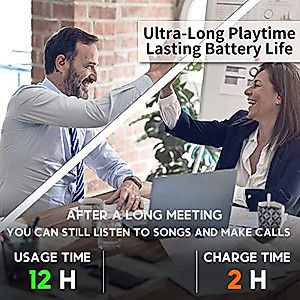 Mosonnytee Bone Conduction Headphones Bluetooth Open Ear Workout Headphones with Microphone IPX5 Waterproof Handsfree Wireless Ear Clip Bone Conduction Headphones with 6-Hours (Black)