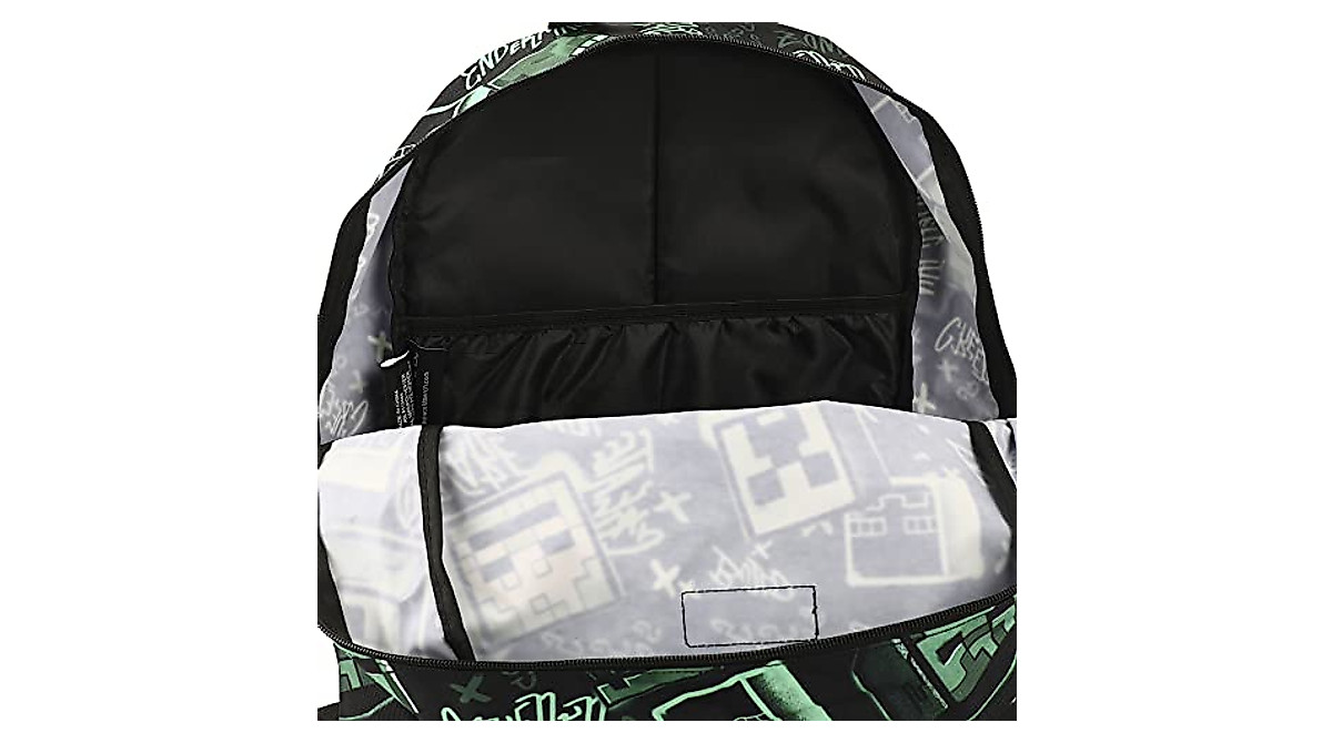 Minecraft Creeper Heads Black Backpack by Bioworld
