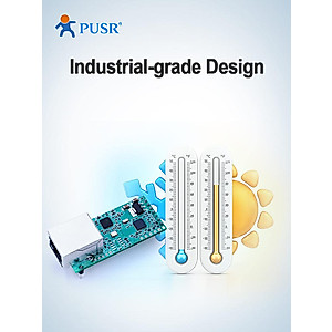 PUSR (Price for 4 Pcs) Serial to RJ45 Module UART TTL to Ethernet TCPIP Converter Support DHCP and DNS USR-TCP232-T2