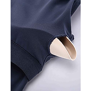 POSHDIVAH Women Sports Bra Longline Padded Tank Top Naked Feeling Workout Fitness Running Yoga Tops Black Medium