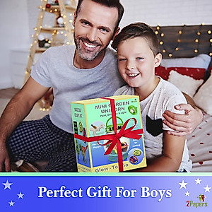 2Pepers DIY Light Up Dinosaur Nightlight Arts and Crafts for Kids, Best Birthday Gifts for Boys & Girls Ages 3 4 5 6 7 8 Years Old, Fun Stem Kit for Kids