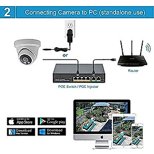 Anpviz Full Color Night Vision IP Camera (5MP Full Color Dome Camera)