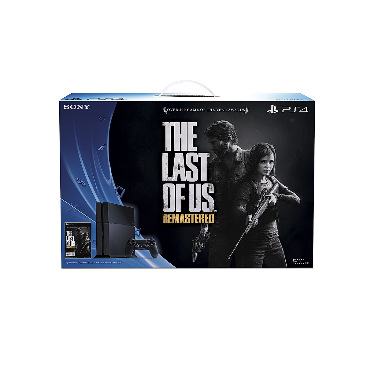 PlayStation 4 1TB Console with The Last of Us Remastered Game Bundle (Renewed)