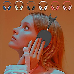 Compatible with Apple AirPods Max, Protective Silicone Sleeve Case for Air Pods Max Headphone, Soft & Long Lasting Headset Protective Cover (Black)