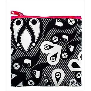 LOQI Women's Uberpup Hearts Bag