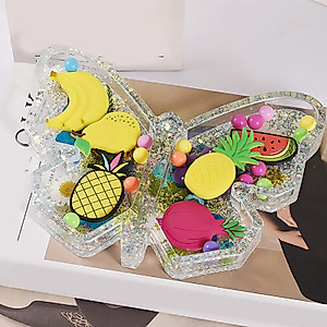 Large Butterfly Tray Resin Mold,Silicone Butterflies Epoxy Resin Casting Mold DIY Coaster Dish Resin Mold Mat for Jewelry Making