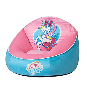 Idea Nuova Space JAM: A New Legacy Basketball Oversized Mink Bean Bag Chair, Ages 3+, Large, Space Jam