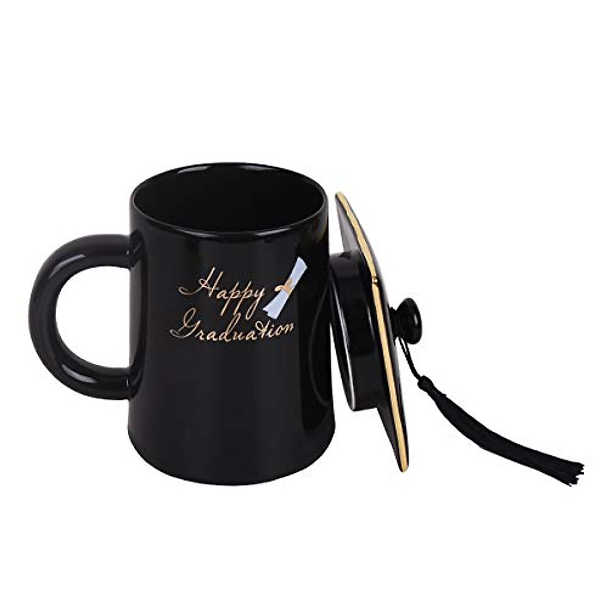 Vencer 2023 ''Happy Graduation'' Graduation Present/Bachelor's Degree Present-Graduation Cap Mug Bachelor Cap as Graduation Party Supplies,Graduation Decorations,Back to School Present,VCM-21