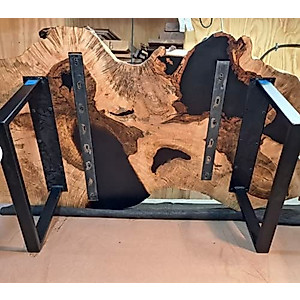 C CHANNEL SUPPORT BRACING, C Channel Support Bracing, Metal Bracket, C Channel Bracket, Metal Bracing, Hidden Bracket (Custom Length Support Bracing) Live Edge Wood Table