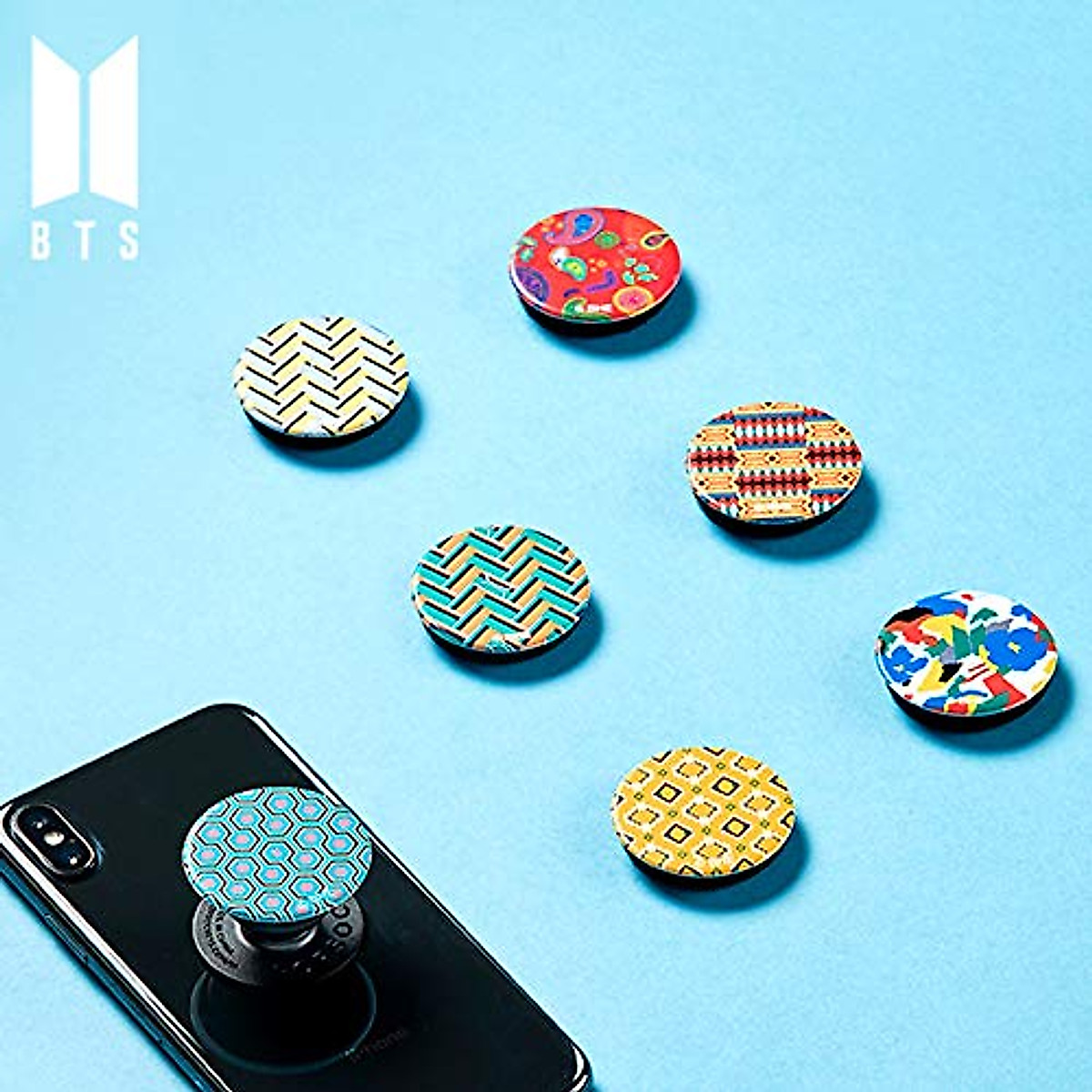 BTS PopSockets PopGrip : Swappable Grip for Phones & Tablets Official License Goods IDOLver Jungkook