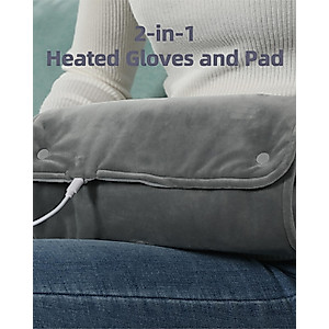 USB Heating Pad for Back,Neck,Shoulder,Abdomen,Knee and Leg Pain Relief,3 Heat Settings and Auto-Off, Machine Washable, Gifts for Women Men Mom Dad,12" x 24"