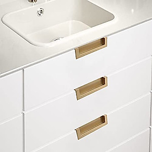 cabinehandles,kitchen door handles, Maniglie Incasso Porte scorrevoli,Maniglie Nascoste Cabinet Maniglie Quadrata Cassetti per Cassetti Armadi Scarpiere Armadi Comodini ECC 2 Pezzi(Size:288mm(11.3in))