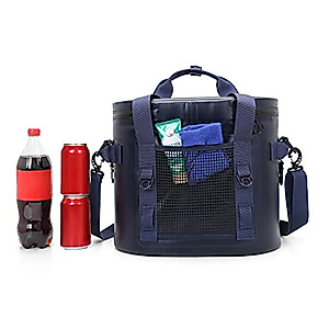 TOURIT Soft Cooler 20 Cans Leak-Proof Soft Pack Cooler Bag Waterproof Insulated Soft Sided Coolers Bag with Cooler for Hiking, Camping, Sports, Picnics, Sea Fishing, Road Beach Trip