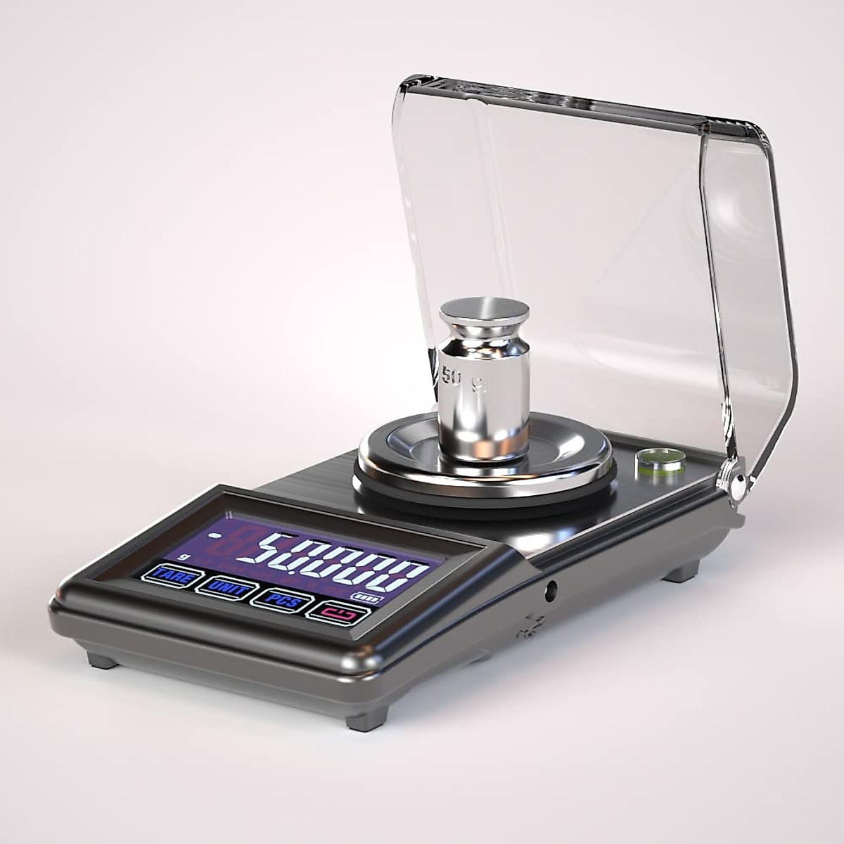 Bulipu 50g/0.001g Digital Scale, Electronic Scale Labs Jewelry Coins Herbs Food, 2646