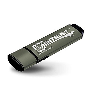 Kanguru Solutions WP-KFT3-8G Kanguru Flashtrust Wp-KFT3 USB Drive, Black; Green