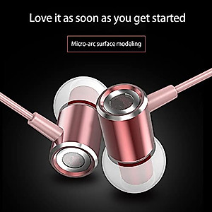 LUYANhapy9 Wired Headphones Earbuds,in-Ear Noise Cancelling Type-c Interface Magnetic Inhalation Ear-Type with Mic Black One Size